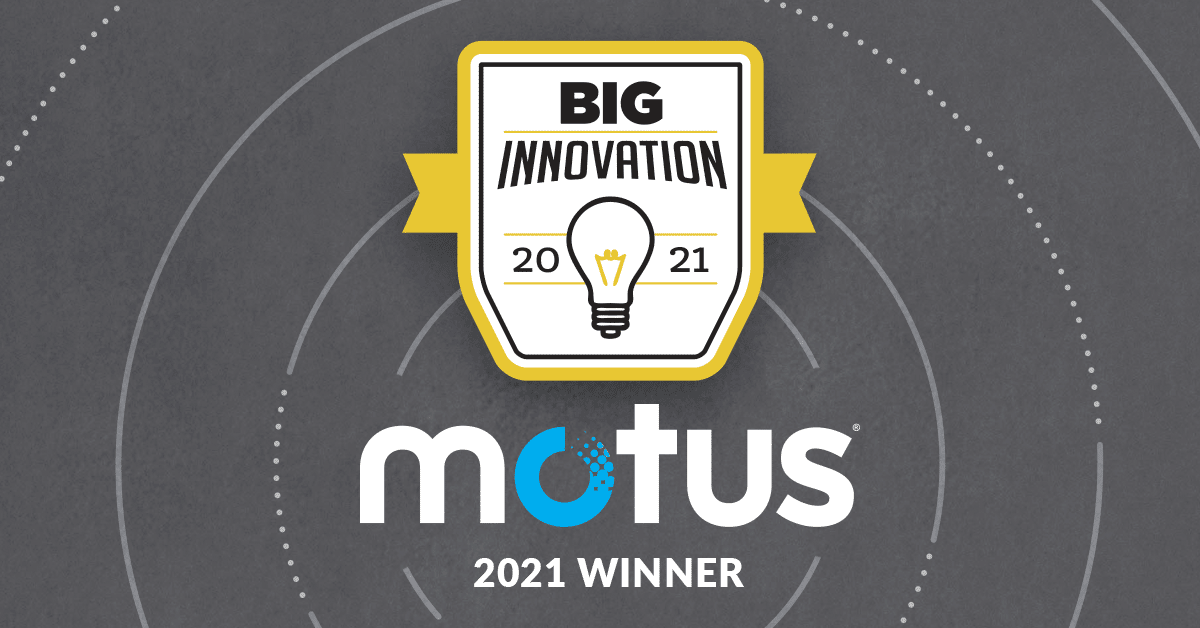 Motus Wins 2021 Business Intelligence Group Innovation Award